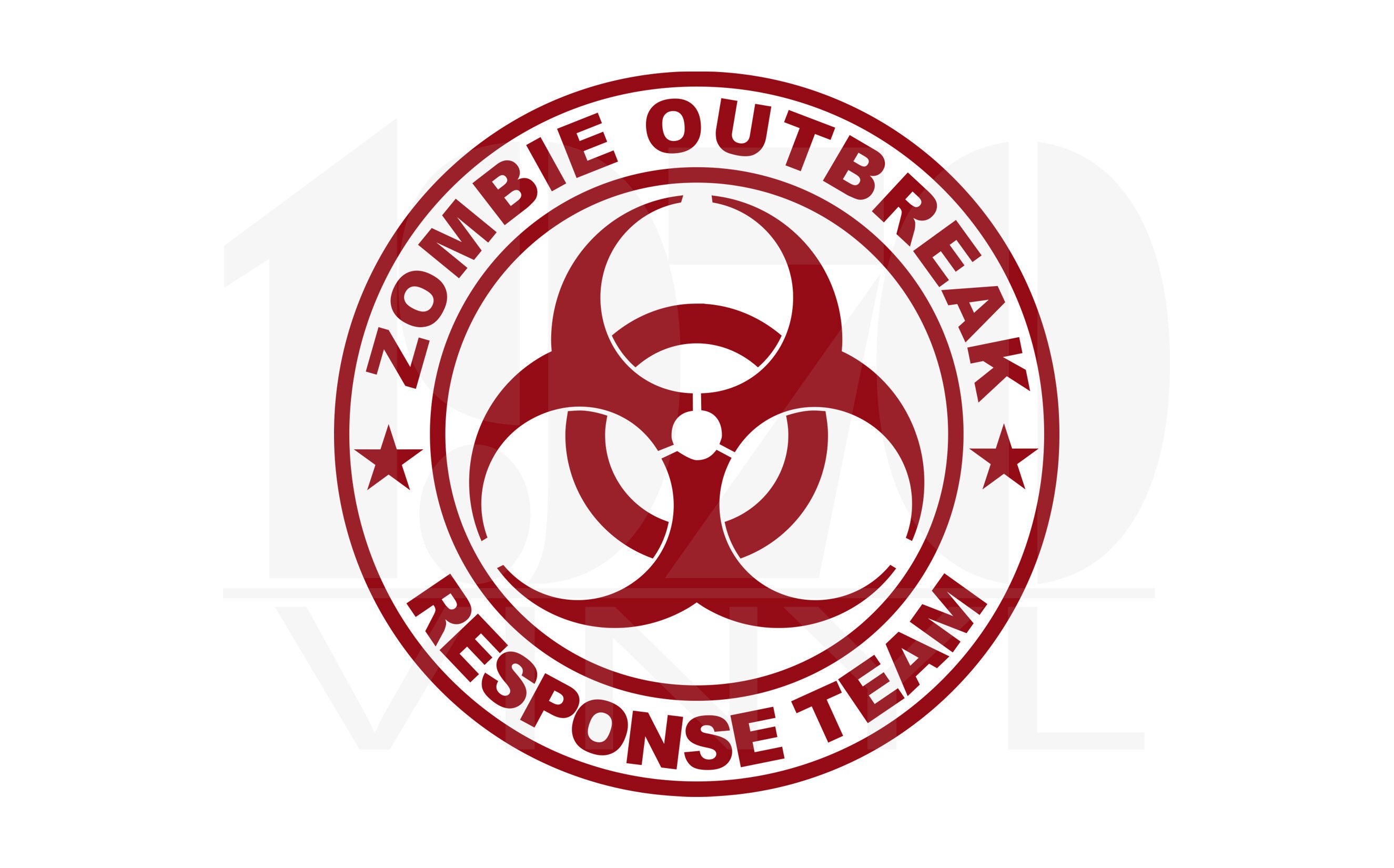 Zombie Outbreak Response Team Vinyl Decal Window Decal | Etsy