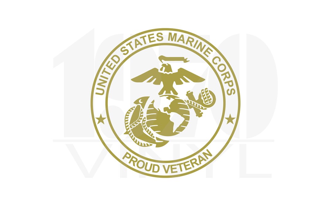 US Marine Corps Veteran Vinyl Decal - Semper Fi - Etsy