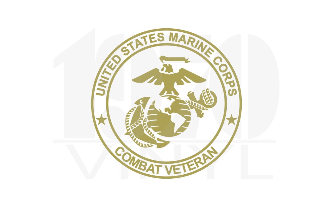 USMC Combat Veteran Vinyl Decal - Semper Fi - Etsy