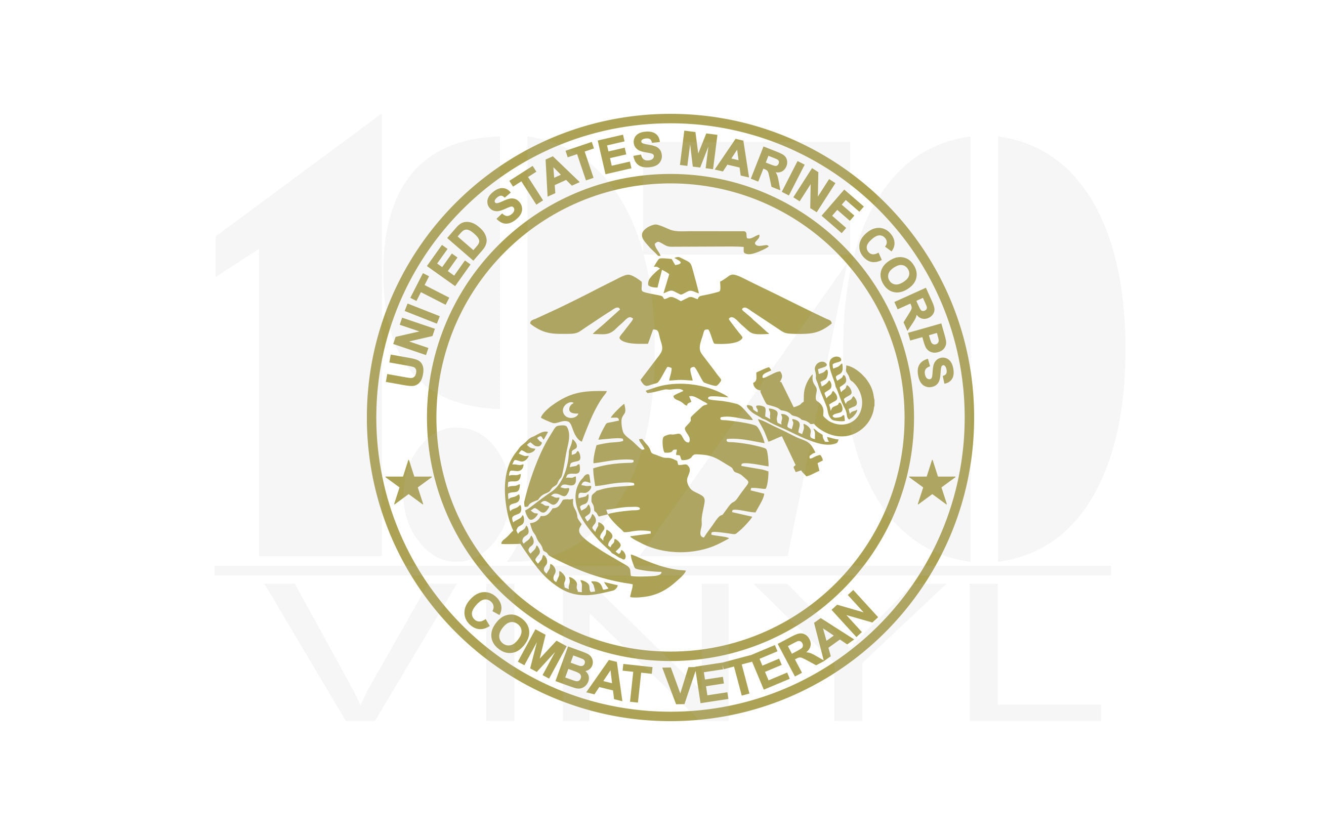 United States Marine Corps Combat Veteran Vinyl Decal Semper - Etsy UK