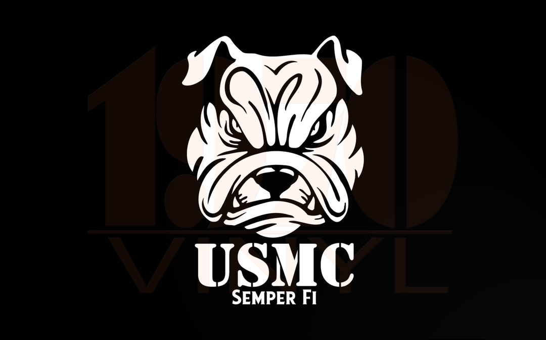 USMC Semper Fi Vinyl Decal United States Marine Corps Semper Fidelis ...