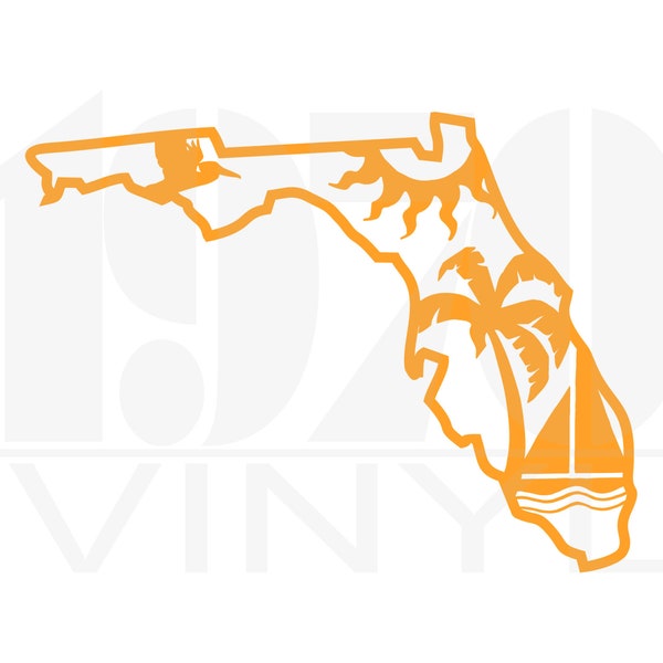 Florida Decal - Etsy