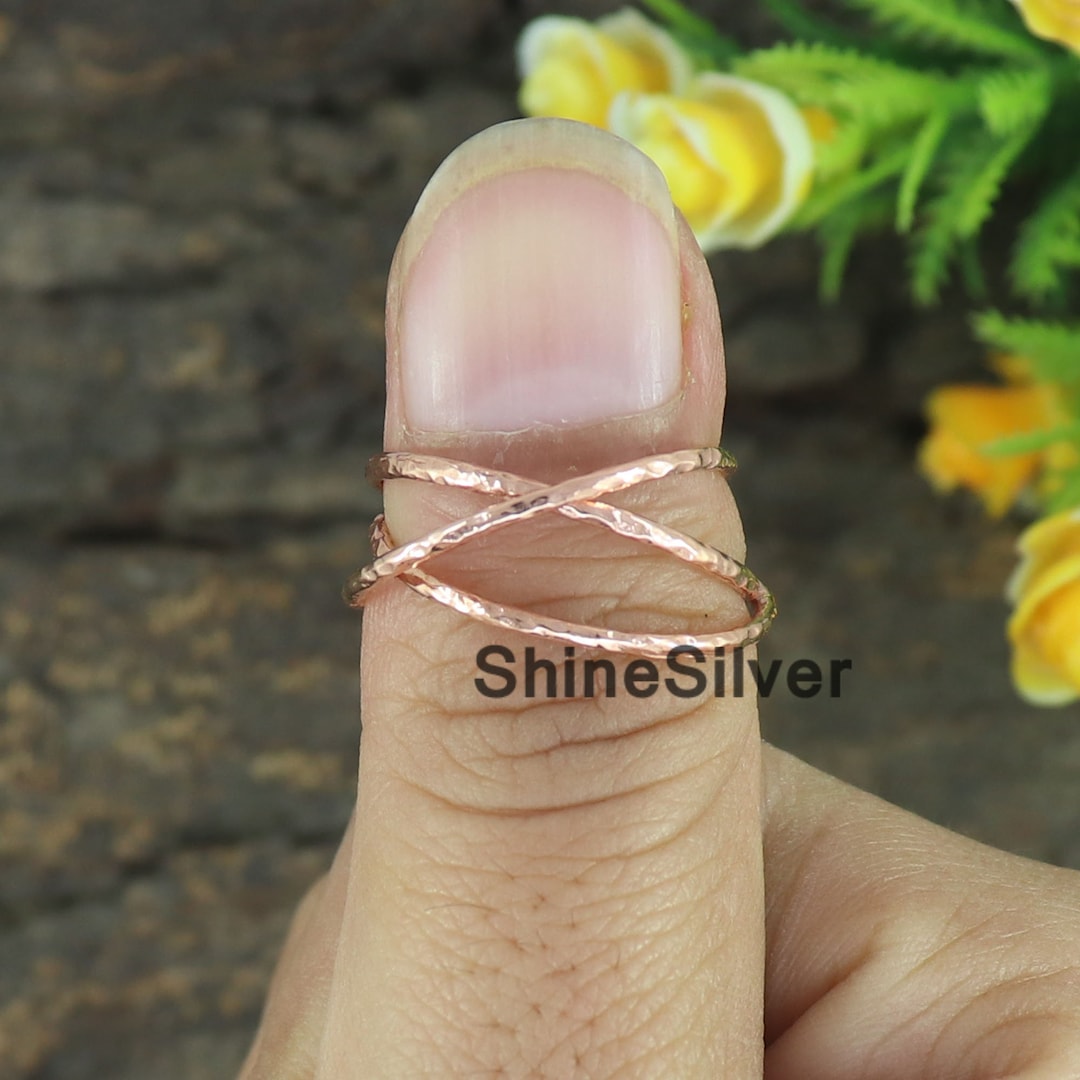 Triple Interlocking Ring, Three Band Ring, Thin Interlocking Ring ...