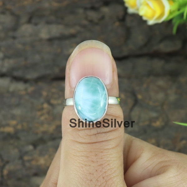 Blue Stone Ring - Etsy