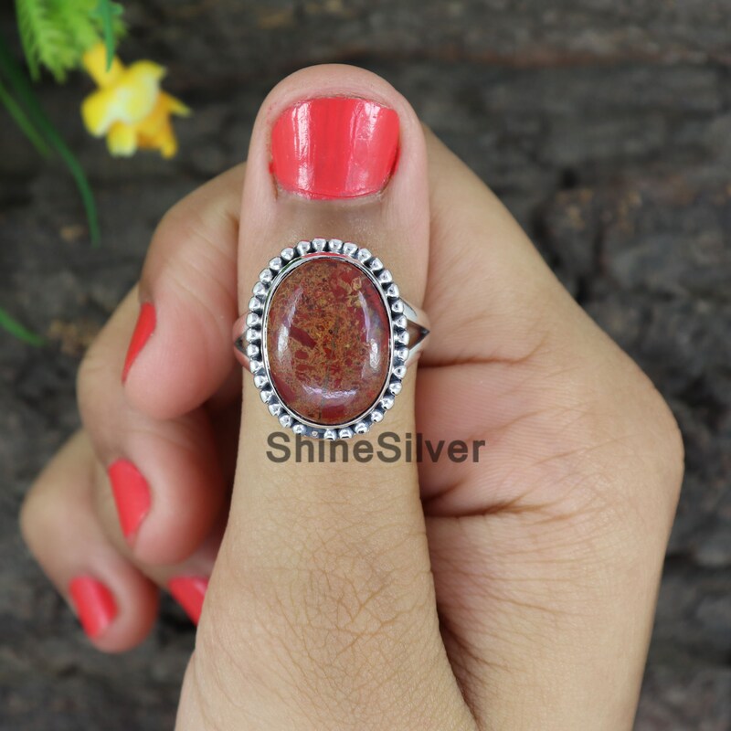 Jasper Ring for Women - Etsy