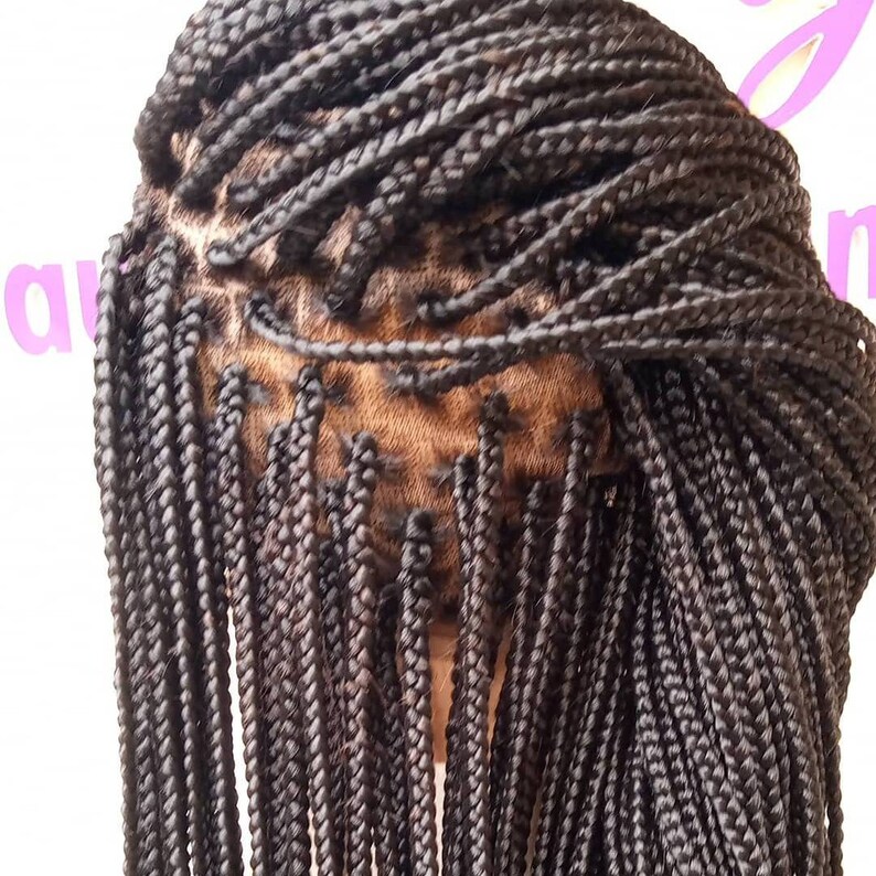 Tribal Braids Fulani Braids African Braids Full Lace Wig Etsy