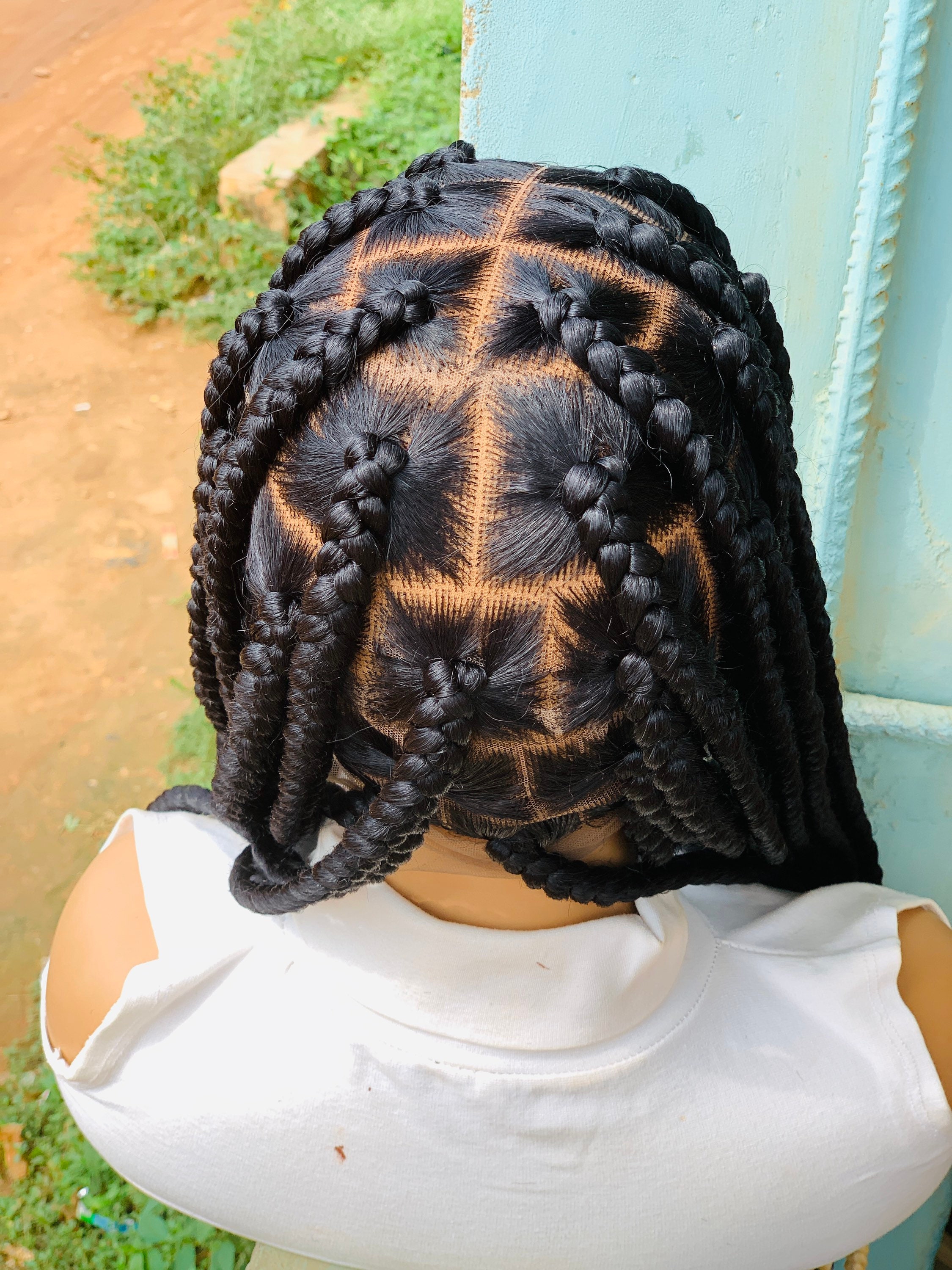 Medium Sized Box Braids Shoulder Length