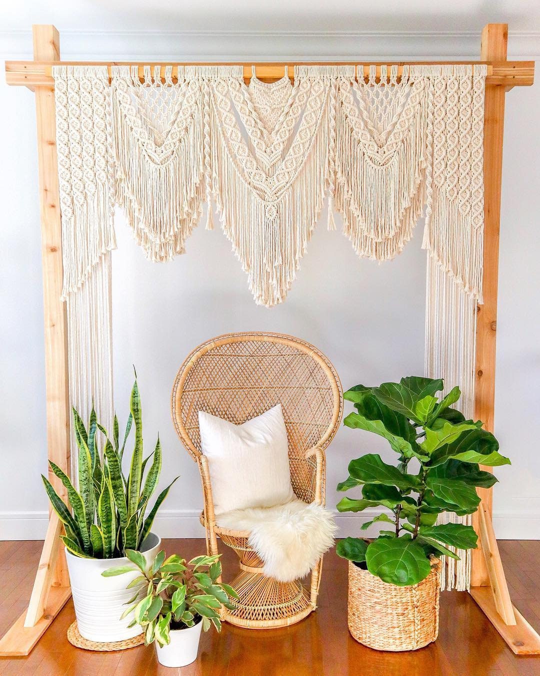 Boho Macrame Wall Hanging-handmade Art-woven Wall Hanging-macrame ...