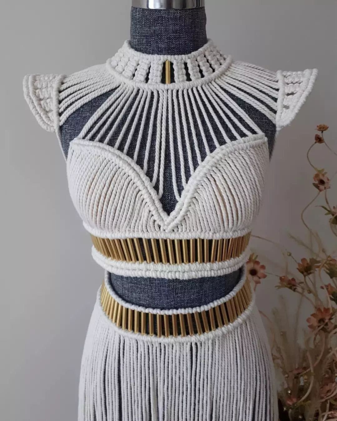 Handmade Art Macrame Dress for Woman-wedding Dress-partywear Dresses ...