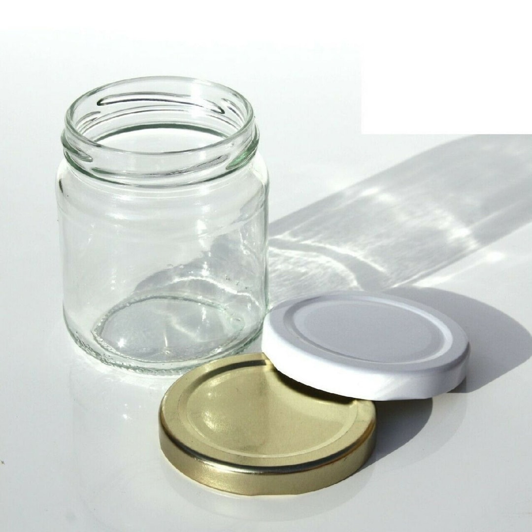 120 X MINI GLASS JARS With Lids 80ml Wedding Favours Bomboniere Spice ...