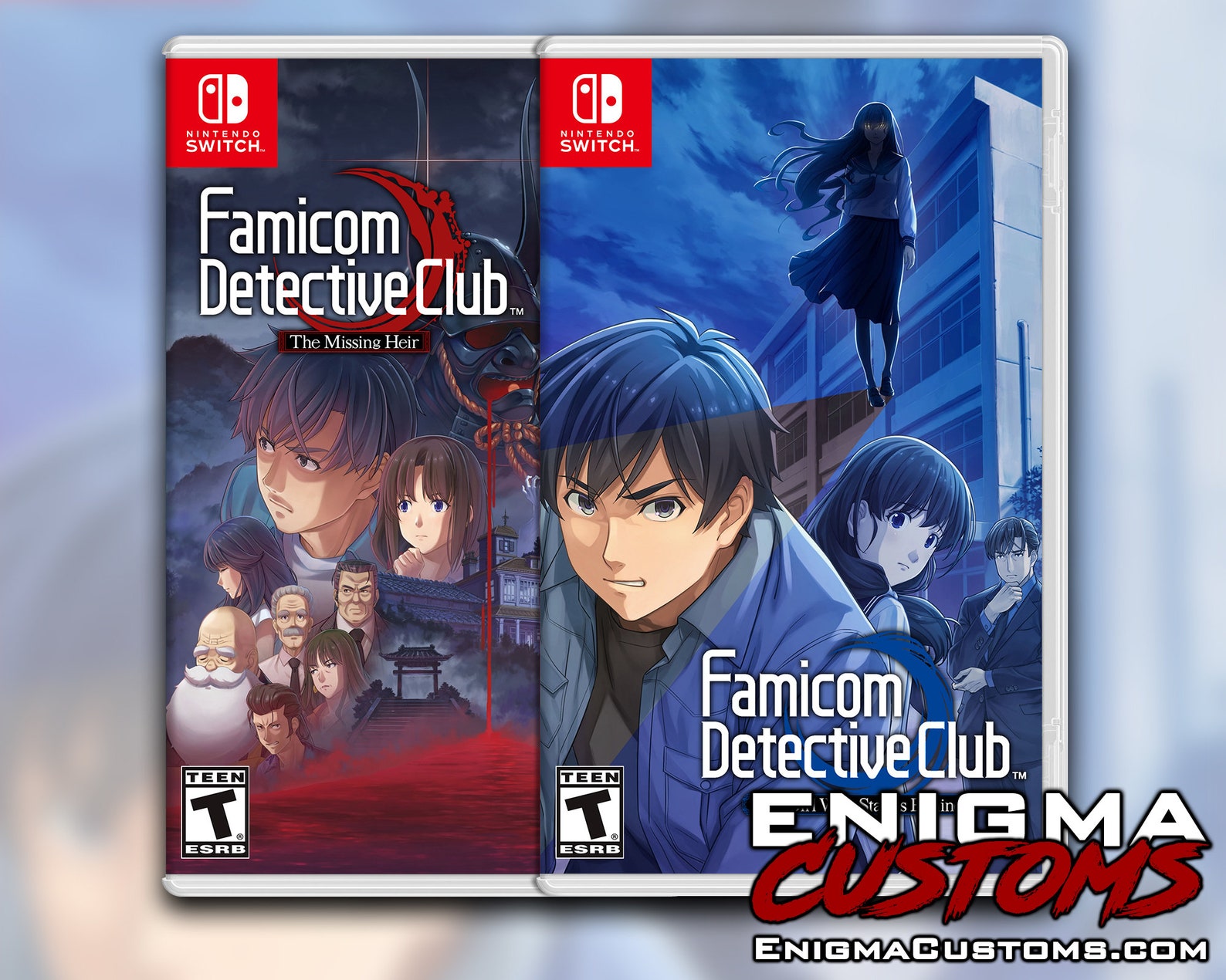 Famicom Detective Club: Switch Custom Covers DOUBLE PACK (no Game ...