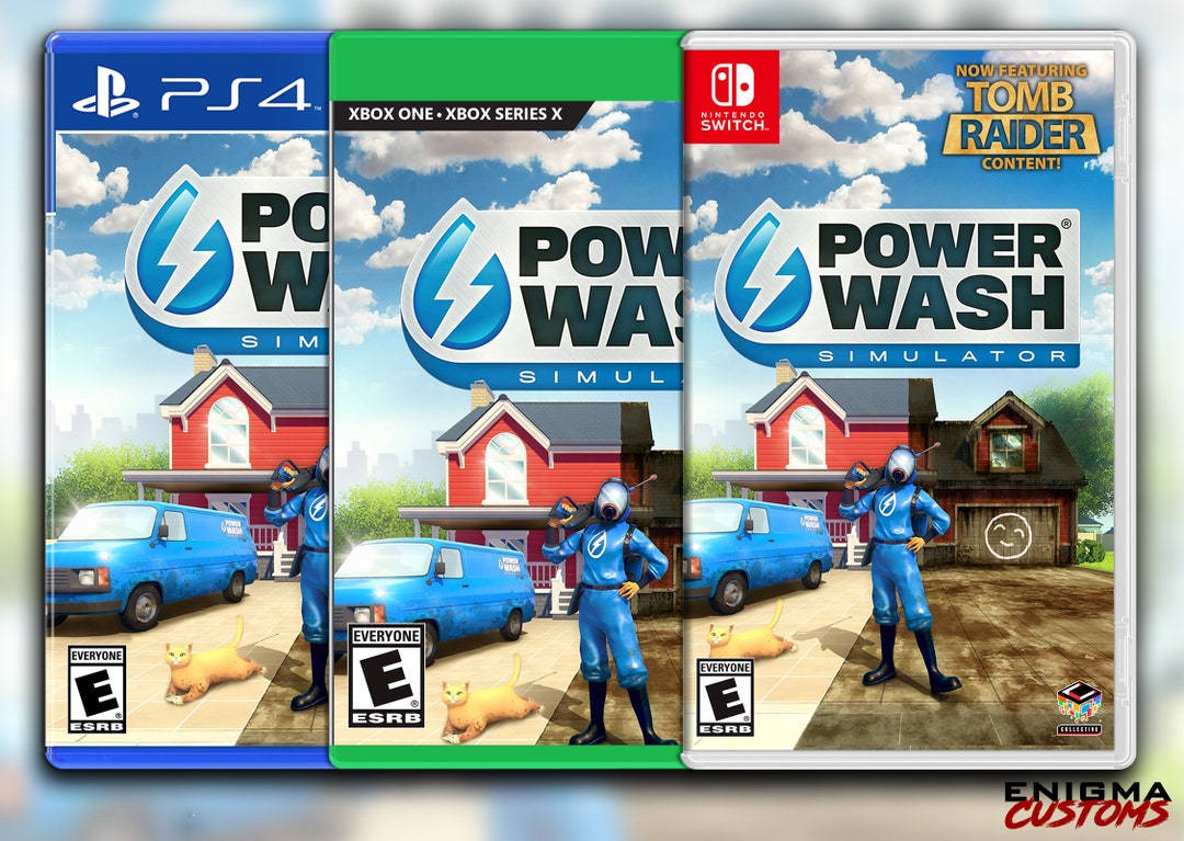 Powerwash Simulator Custom Switch/xbox/ps4/ps5 Cover NO GAME - Etsy