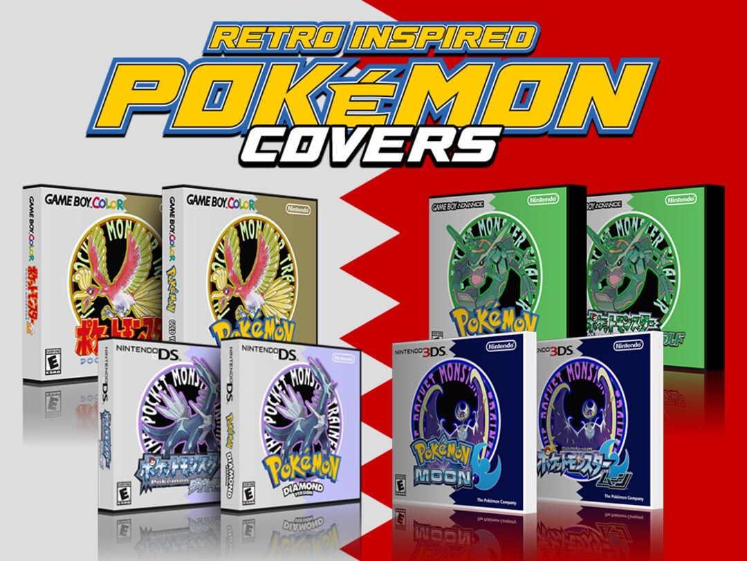 Retro Inspired Pokemon Covers - Etsy
