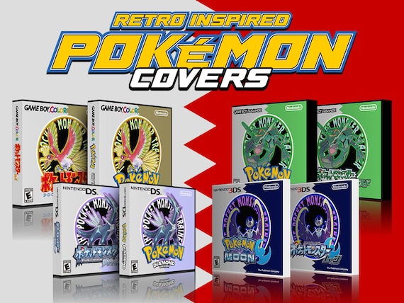 Retro Inspired Pokemon Covers | Etsy