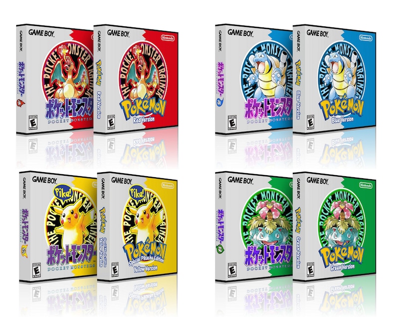 Retro Inspired Pokemon Covers - Etsy
