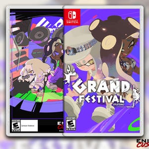 Splatoon 3: Grand Festival Custom Switch Cover (NO GAME) - Etsy