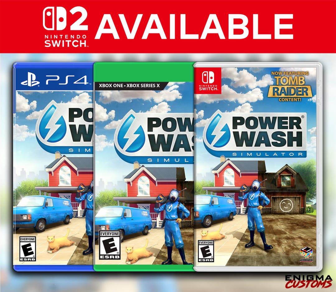 Powerwash Simulator Custom Switch/xbox/ps4/ps5 Cover (NO GAME) - Etsy