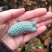 LUCKY DIP Crochet Slug Soft Toy Plushie/ Pocket Pal/ Worry Pet/ Fidget ...