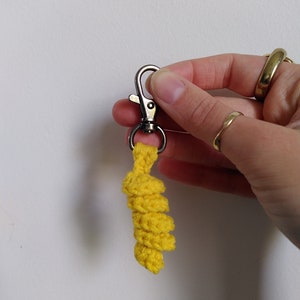 Keychain Twirl-it Crochet Fidget Toy for Anxiety or Stress Relief ...
