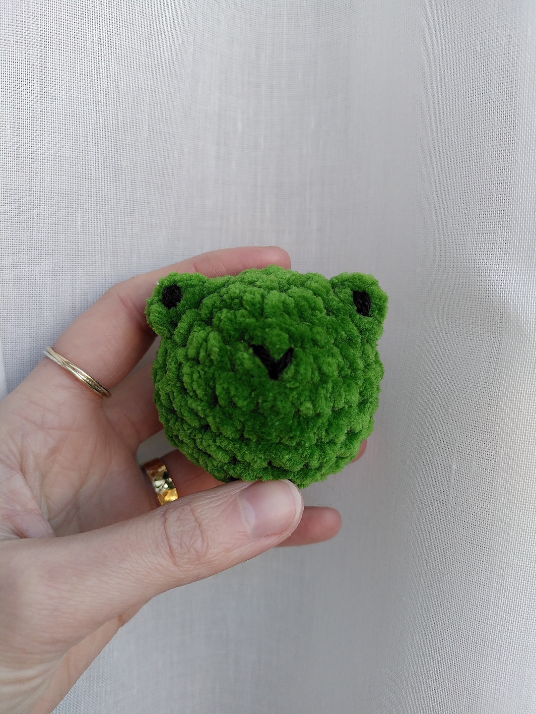 Fuzzy Froggy Crochet Toy Plushie/ Stress Ball/ Fidget Friend. Handmade ...
