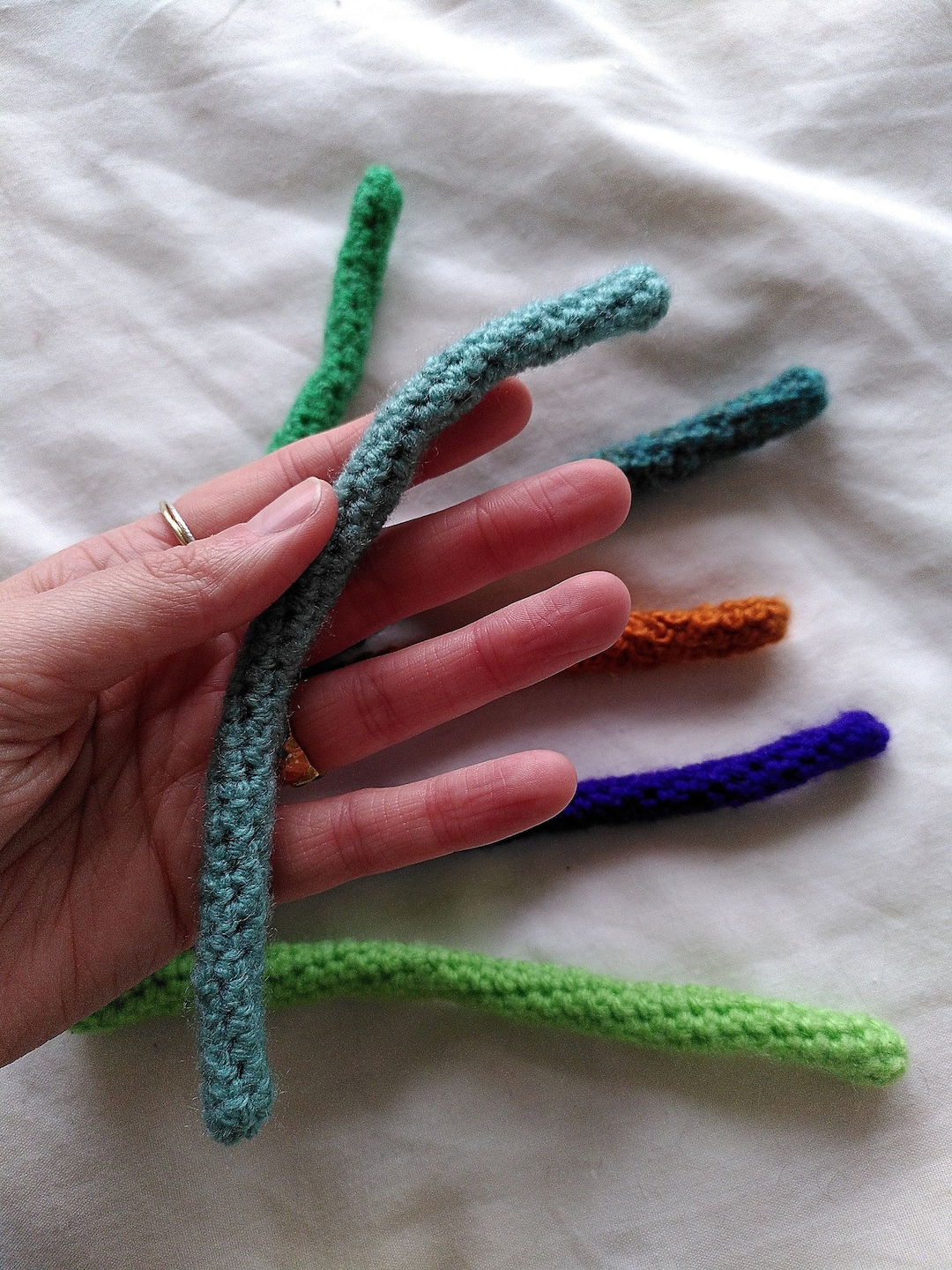 Monkey Noodle/ Stress Worm Crochet Fidget Toy for Anxiety and Stress ...