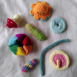 Reversible Octopal Crochet Fidget Toy for Anxiety and Stress Relief ...