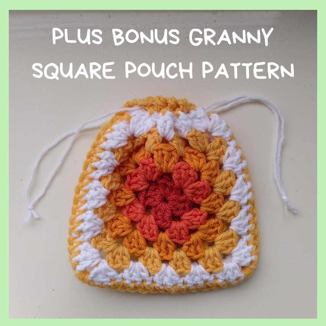 Crochet Granny Square Fidgets PATTERN BUNDLE of 4, PLUS Granny Square ...