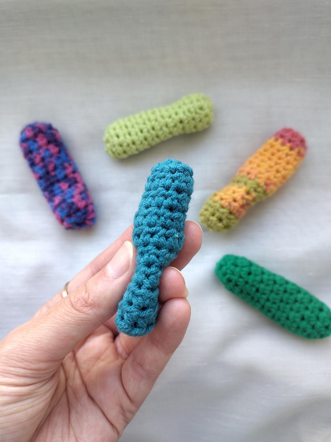 Marble Pusher Crochet Fidget Toy for Anxiety or Stress Relief. Handmade ...