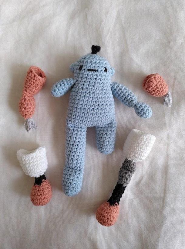 Alex the Adapted Doll Crochet Bundle Pattern. Customisable Doll With ...