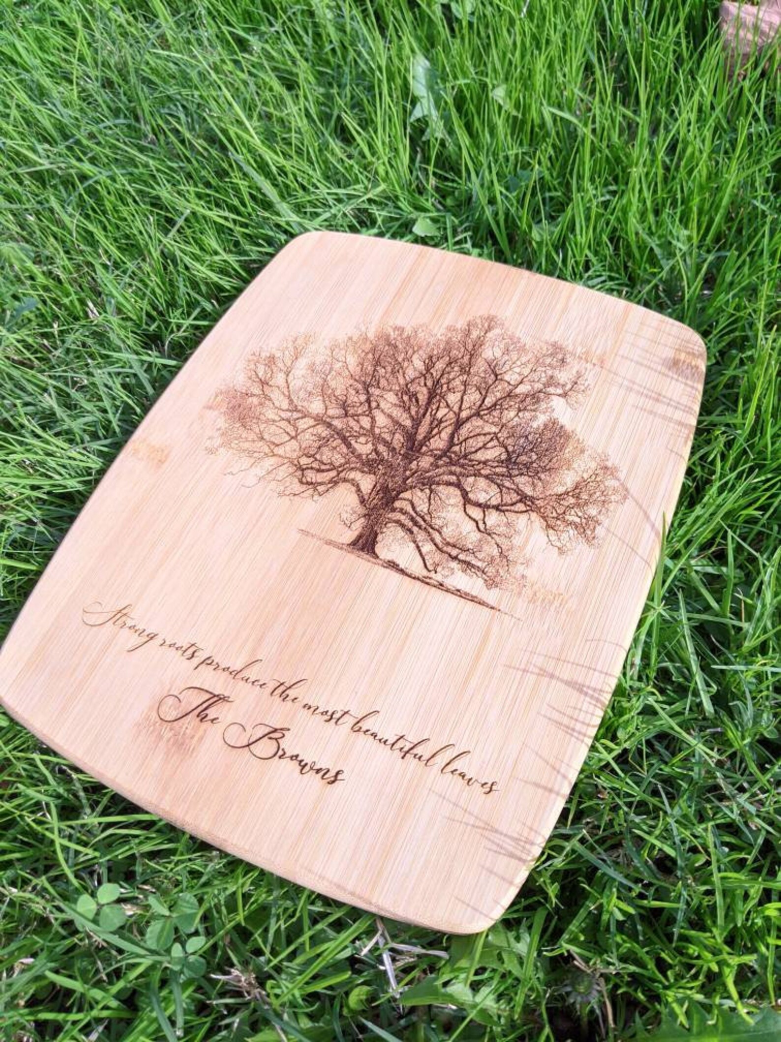Customizable Engraved Bamboo Cutting Board - Etsy