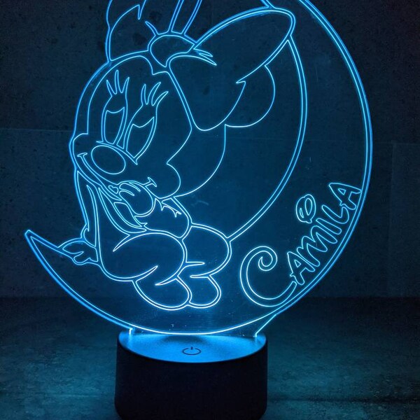 Minnie Night Light - Etsy