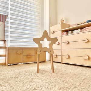 Montessori Kids Table and Chairs Set – Star Shaped Toddler Activity ...