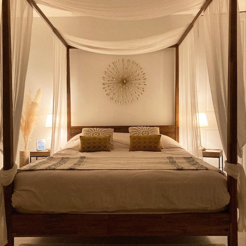 Queen Size Canopy Drape - Etsy