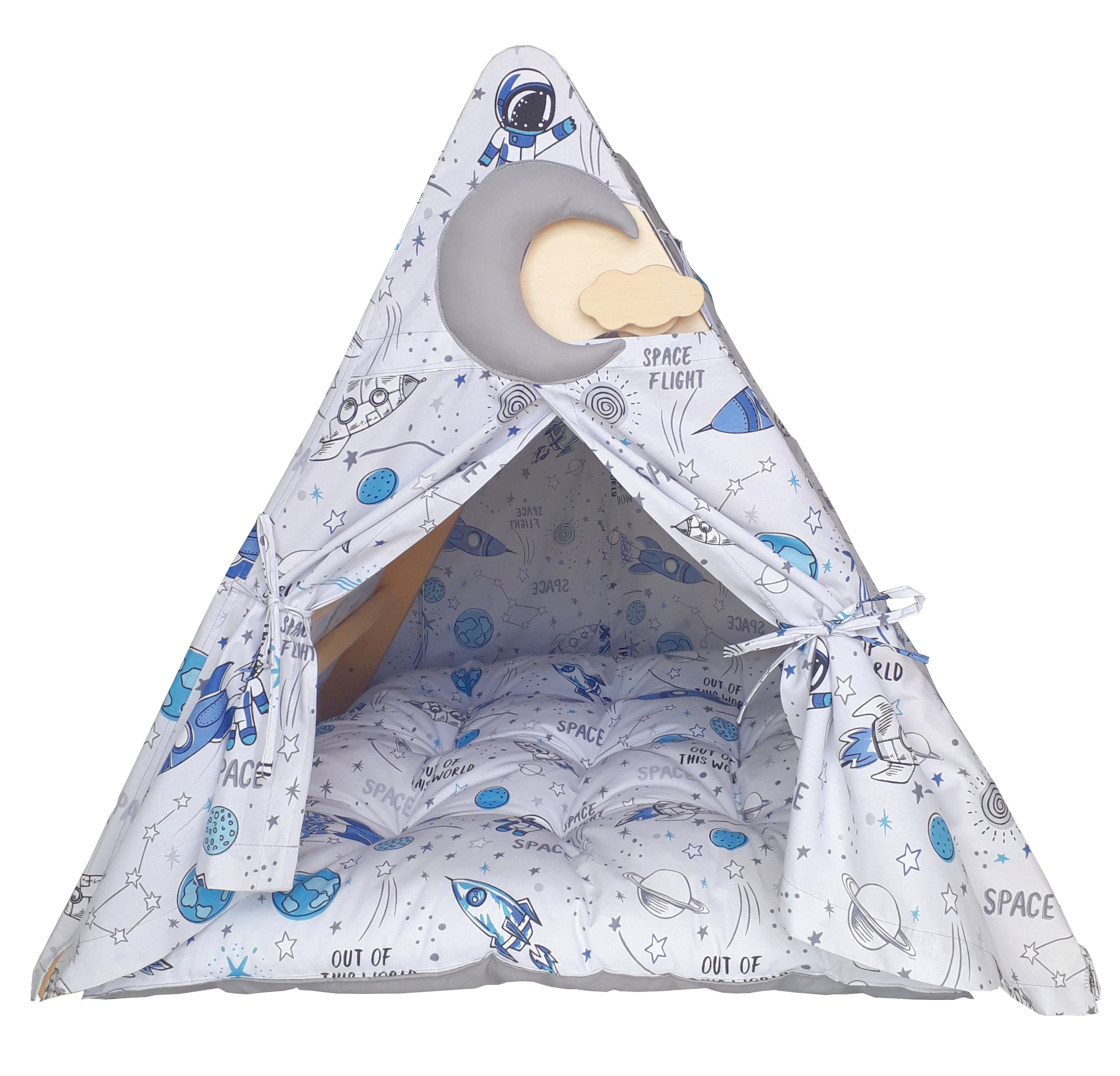 Mini Play Tent Cover With/out Mat Climbing Triangle Tent & - Etsy