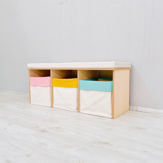 Toy bench with storage store