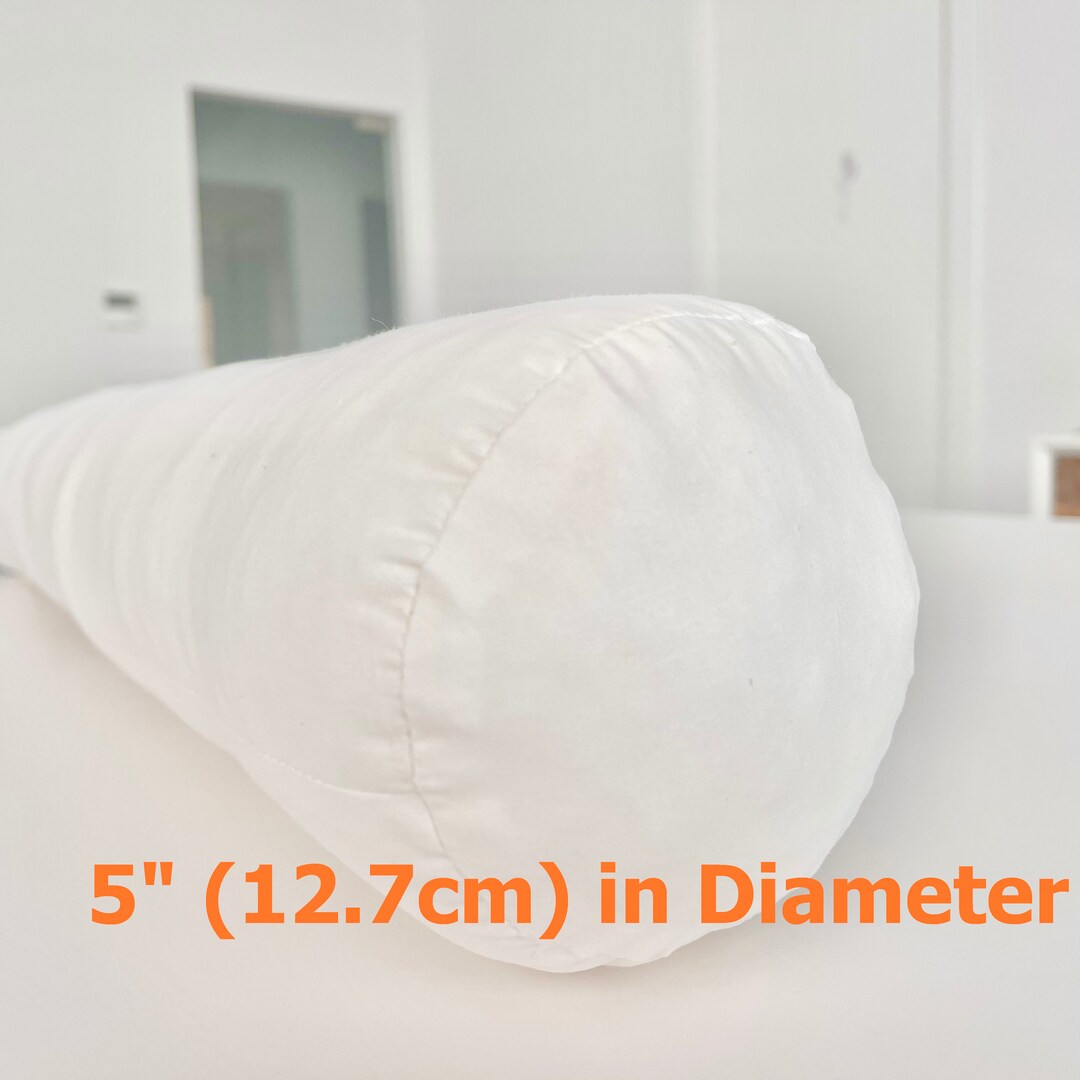 100% Cotton 5 in Diameter Round End Bolster Insert - Etsy