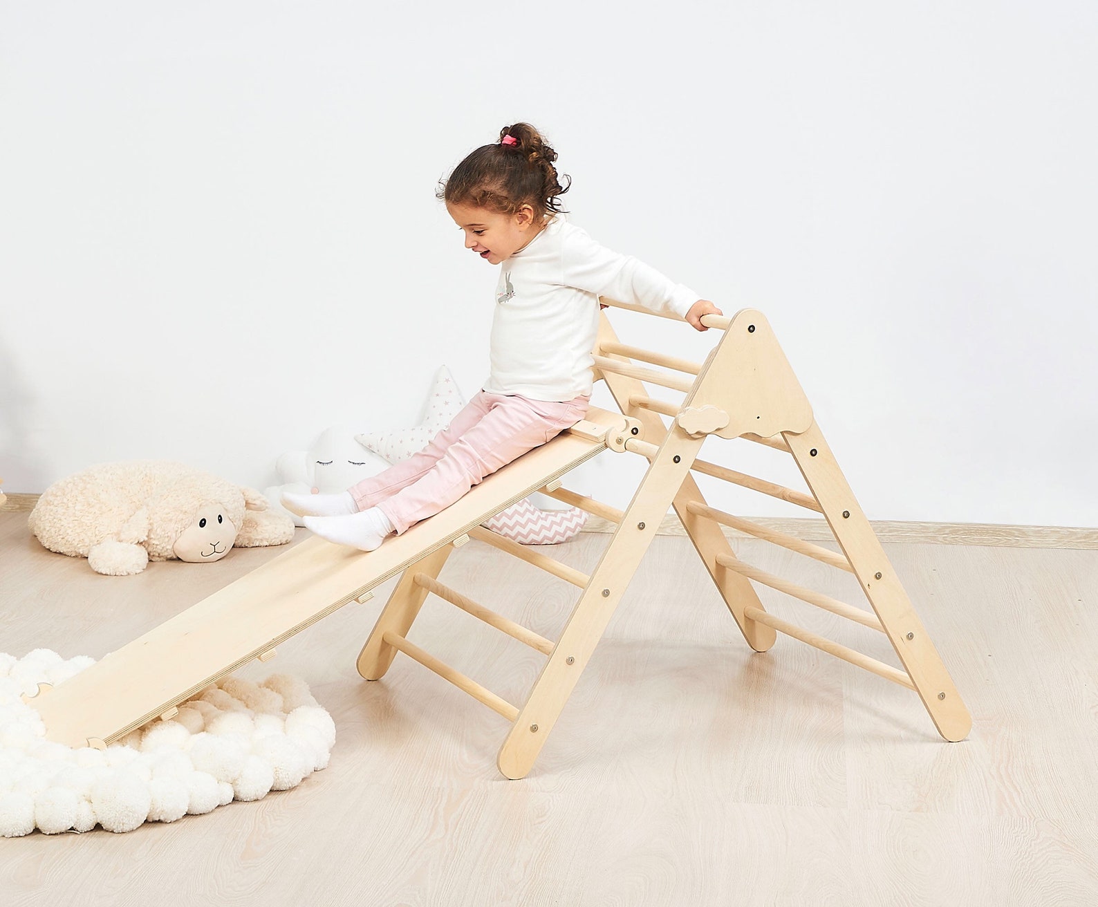 Foldable Climbing Triangle With Ramp, Express Shipping, Climbing ...