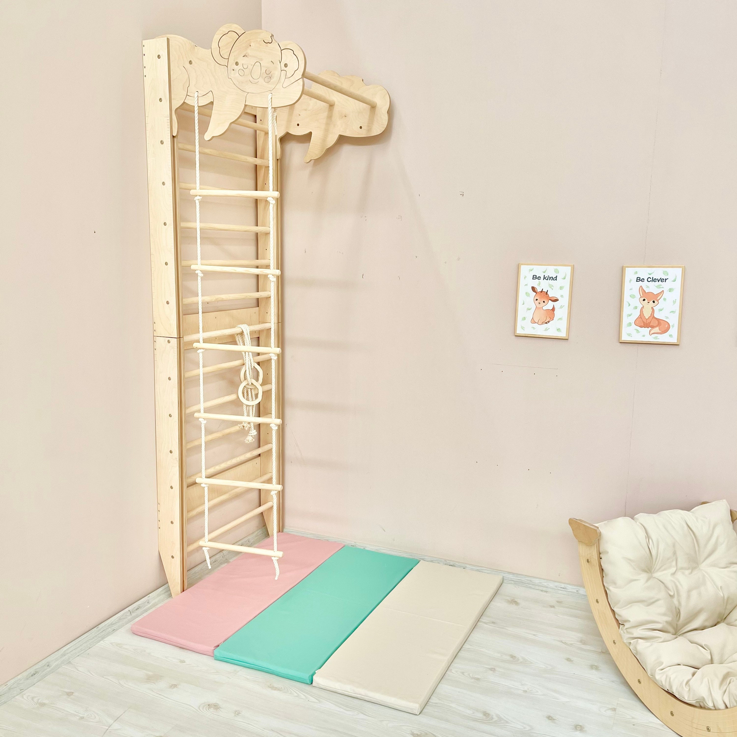 Gymnastics Wall Bars Swedish Wall Bar Swedish Ladder - Etsy