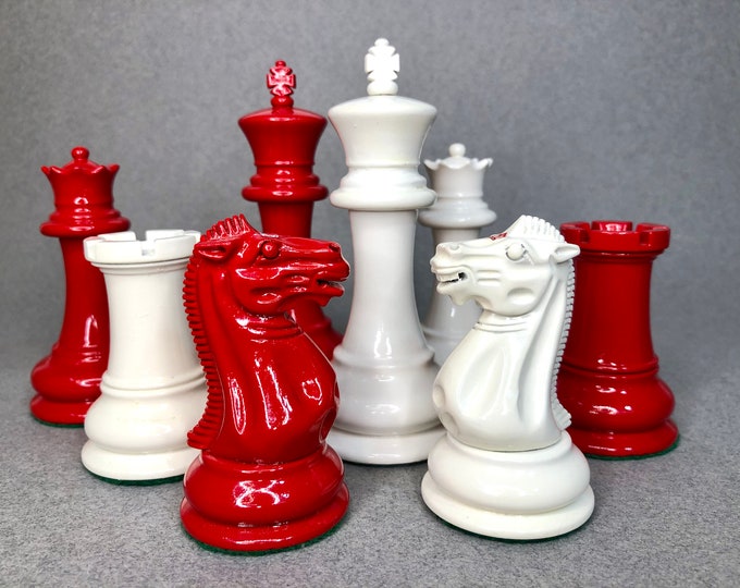 Reproduced 1849 Original Staunton Pattern Chess Set in Lacquer - Etsy