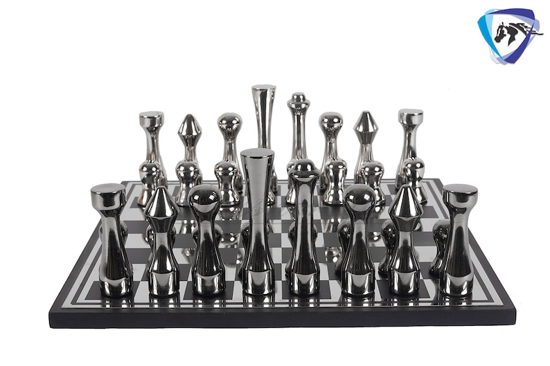 Metal Chess Set Unique NEW YORK SKYLINE Design Aluminium - Etsy