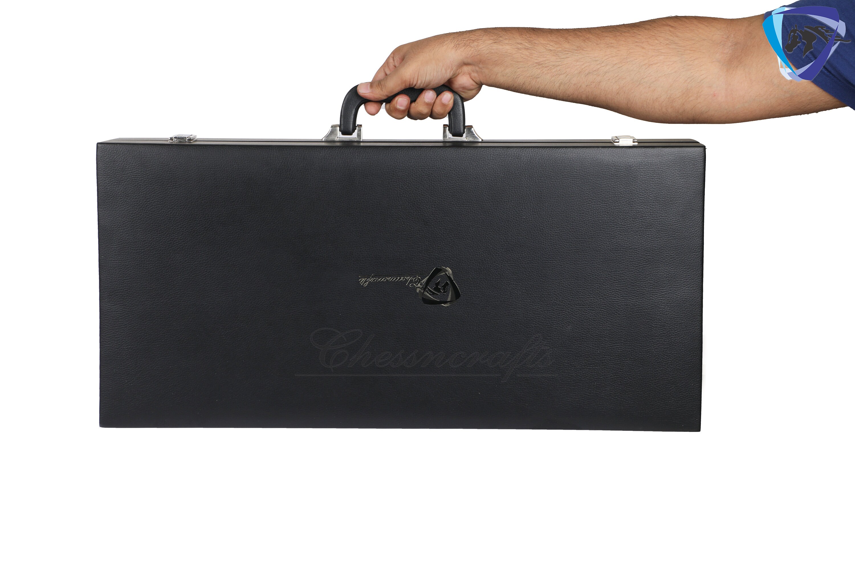 Leatherette Chess Set Briefcase Storage Box Coffer With Fixed - Etsy