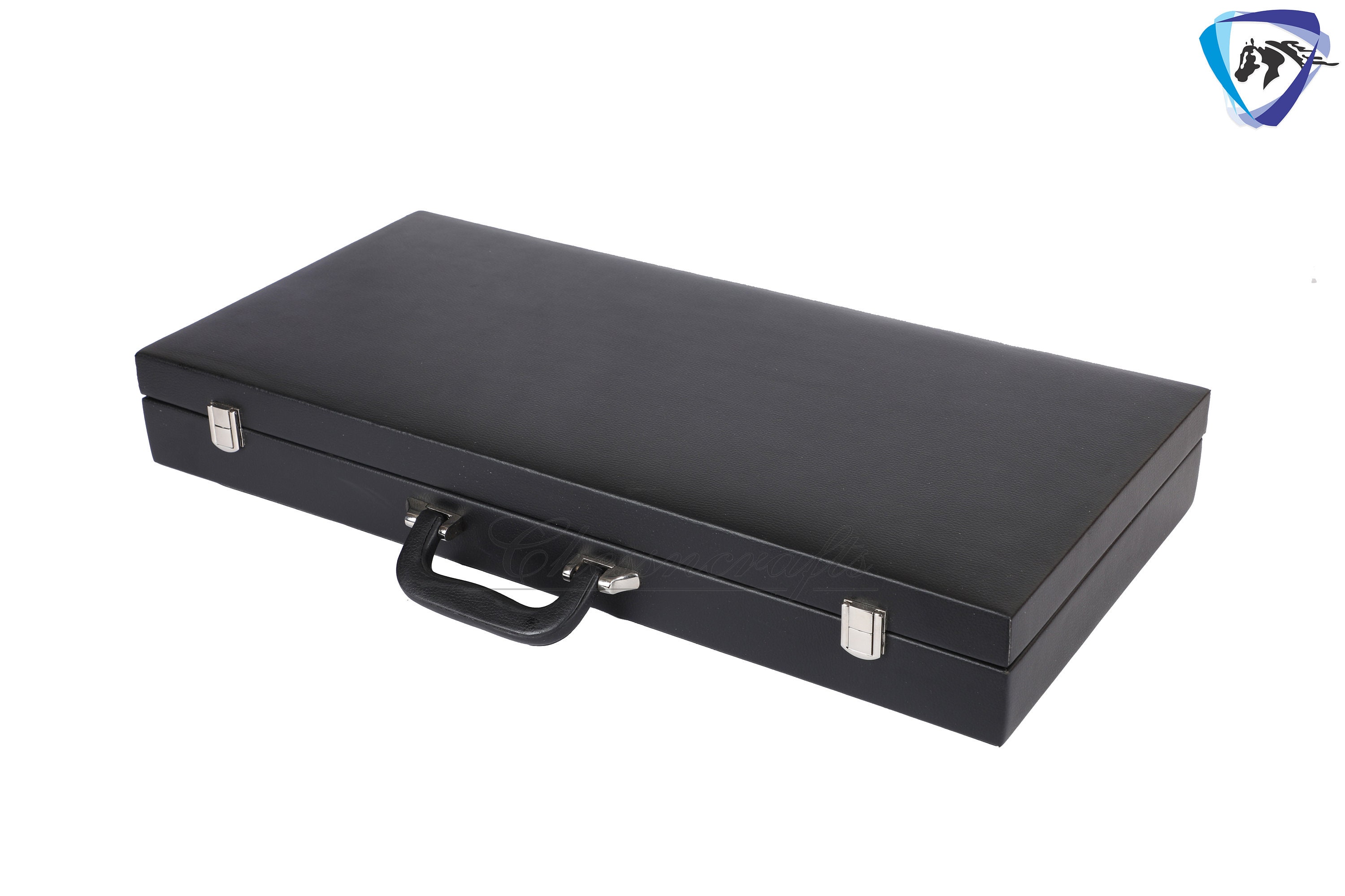 Leatherette Chess Set Briefcase Storage Box Coffer With Fixed - Etsy