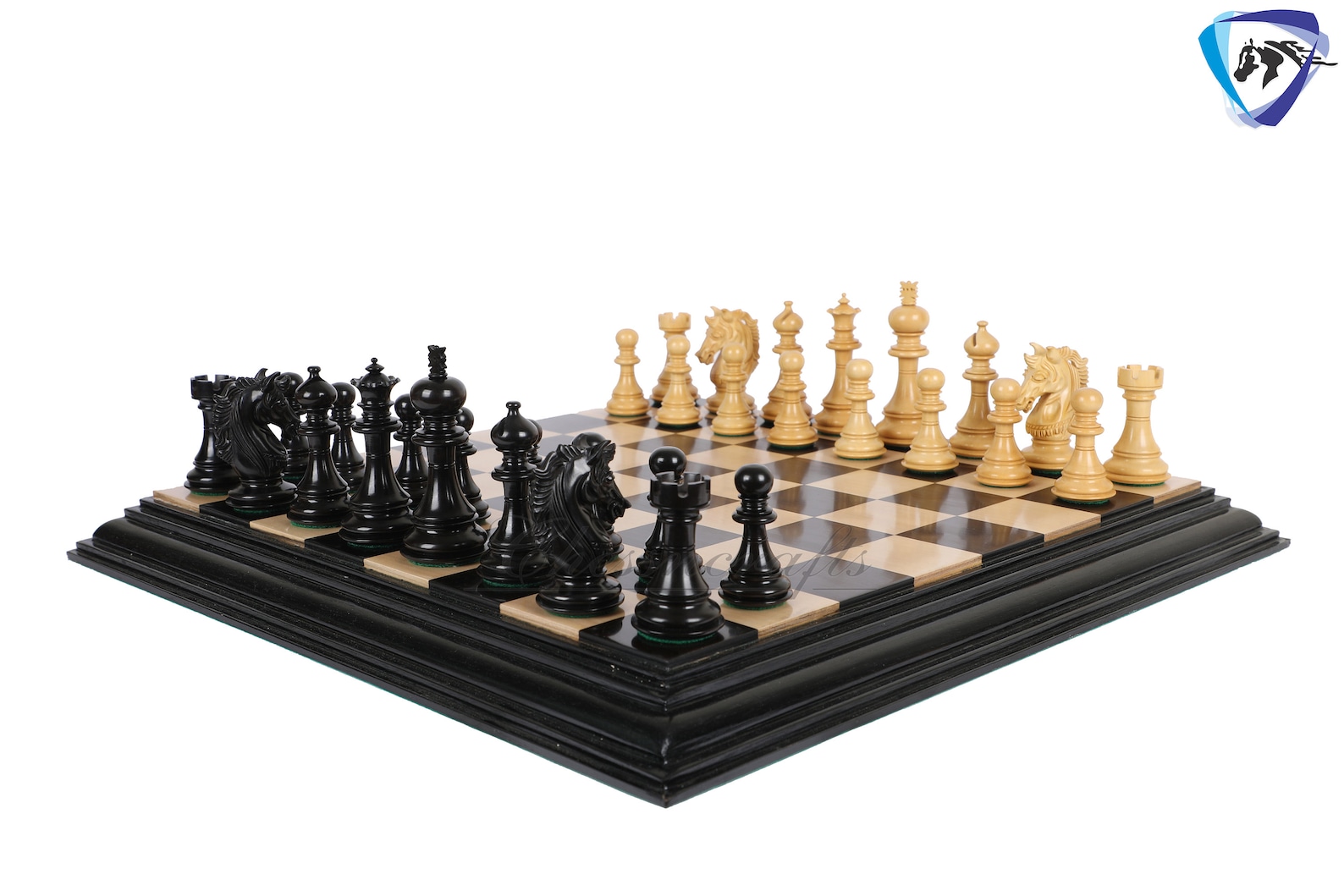 4.5" Luxury Staunton Ebonywood Chess Pieces Set- Alexander Series ...