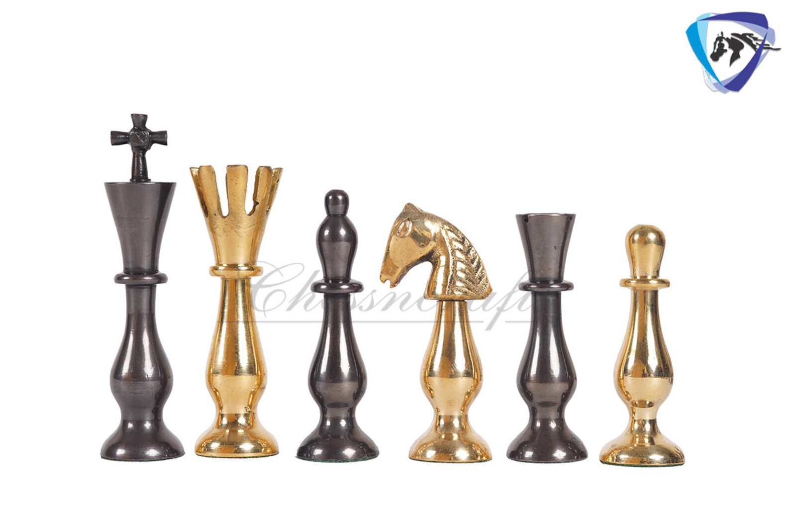 16 Brass Chess Board Set CLASSICAL Chess Pieces - Etsy