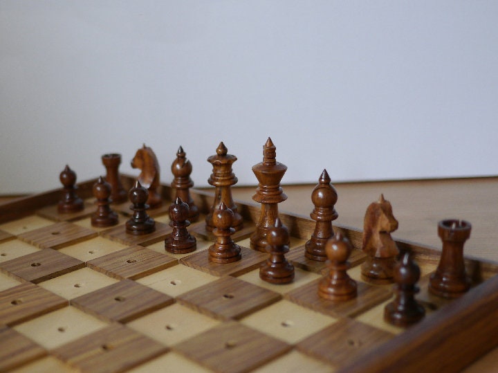 16 Blind Chess Set Wooden Braille Chess Board Set - Etsy Australia