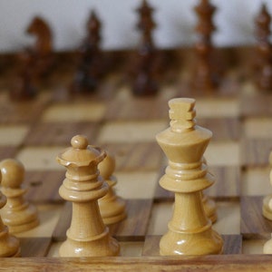 16 Blind Chess Set Wooden Braille Chess Board Set 10 Blind Chess Set ...