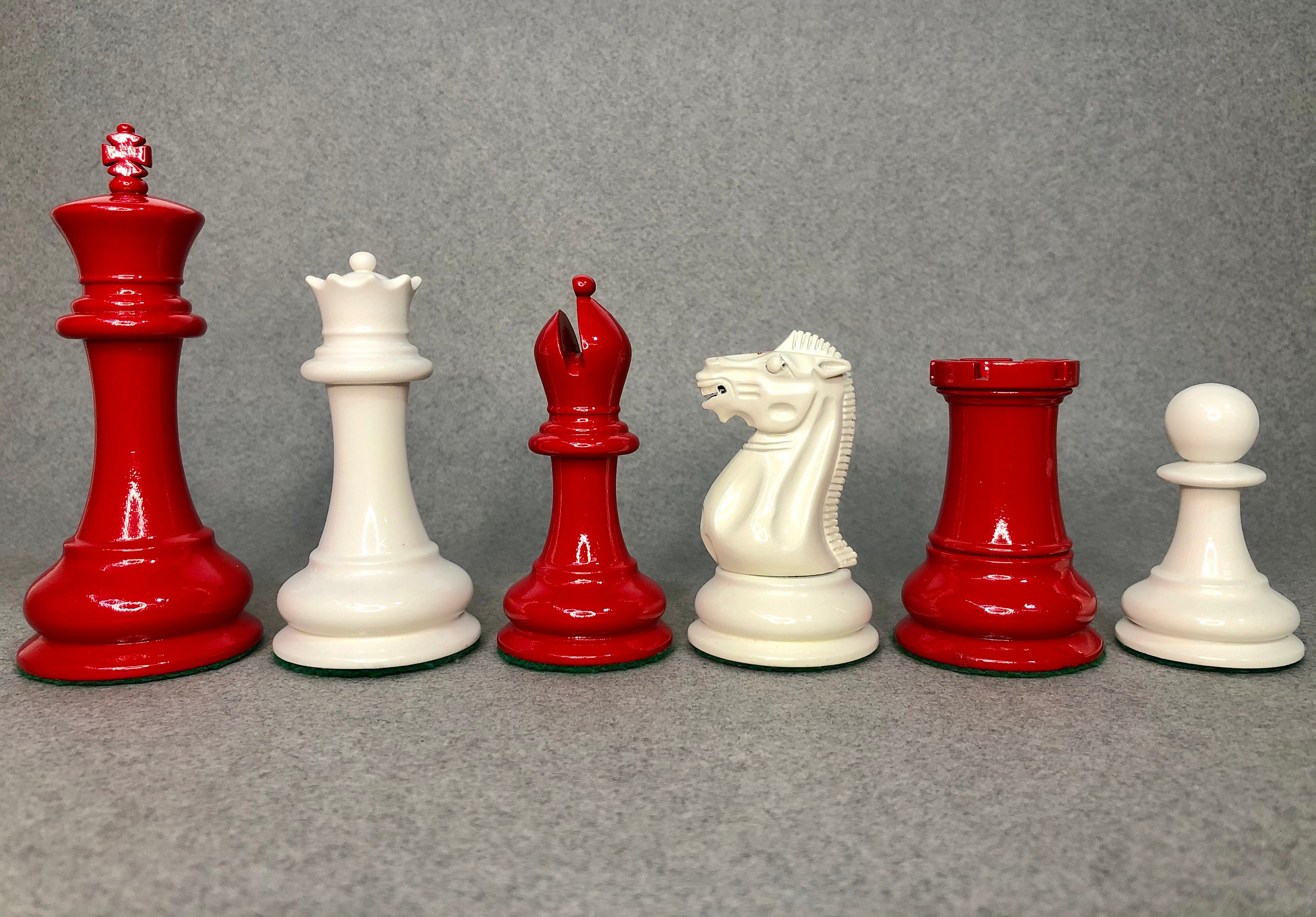 Reproduced 1849 Original Staunton Pattern Chess Set in Lacquer - Etsy