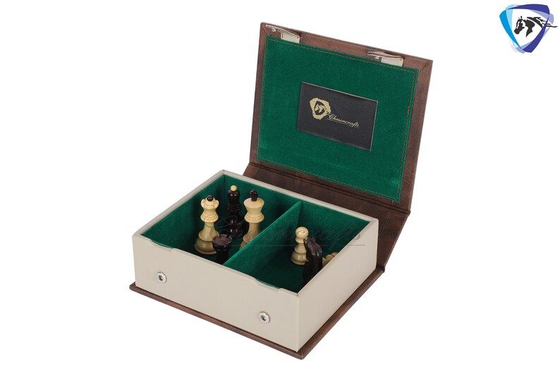 Chess Storage Box Book Style for Chess Pieces Upto 4.2 - Etsy
