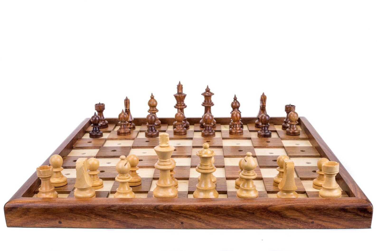 16 Blind Chess Set Wooden Braille Chess Board Set - Etsy