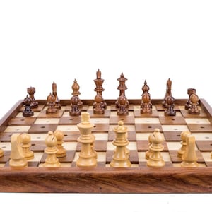 16 Blind Chess Set Wooden Braille Chess Board Set - Etsy Australia